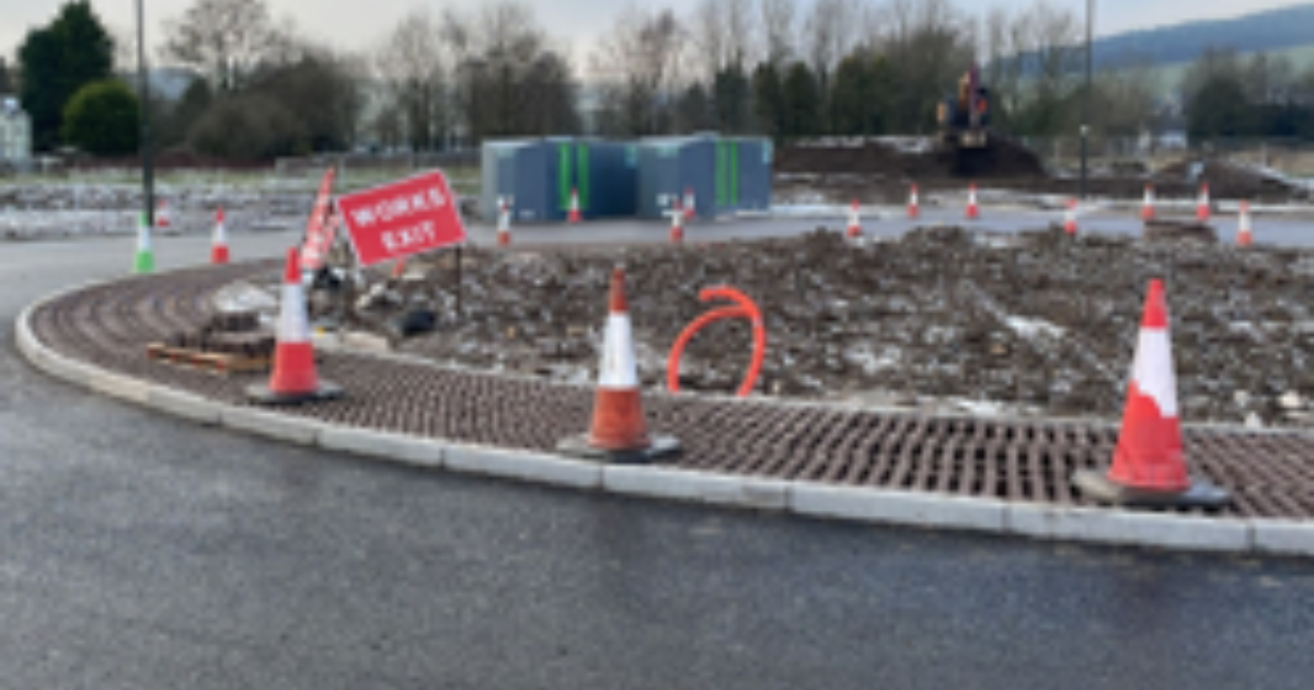 A6 roundabout works almost complete - High Peak Borough Council
